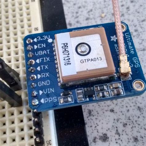 Adafruit Ultimate GPS Module With Aerial Learn Adafruit Com Download Scientific Diagram