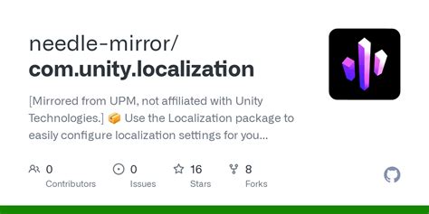 Github Needle Mirror Unity Localization Mirrored From Upm Not Affiliated With Unity