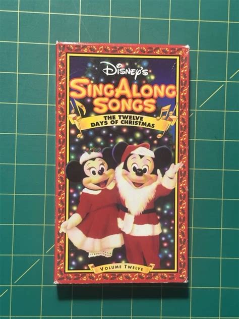 Disneys Sing Along Songs The 12 Days Of Christmas Volume Twelve Vhs Eur 10 37 Picclick It