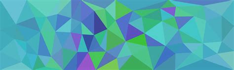 An Abstract Geometric Pattern Composed Of Overlapping Polygons In Various Shades Of Blue Green