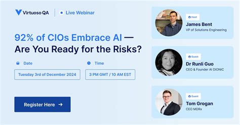 Virtuoso Qa On Linkedin Qualityfirst Ai Risk Webinar