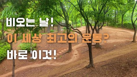 비내리는 날 운동 Youtube