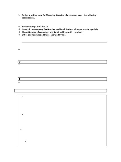 Ii Sem Office Automation Tools Record Work Pdf