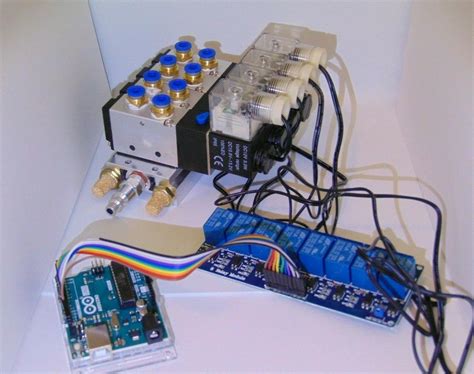 4 Movement Animatronic Controller Kit Solenoid Valve Bank Relay And