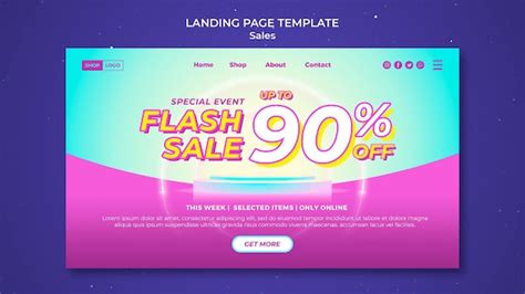 슈퍼 세일을위한 방문 페이지 템플릿 무료 Psd 파일