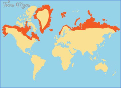 Map Of The Arctic Tundra