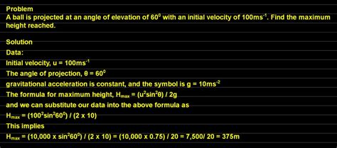How To Find Maximum Height How To Find Maximum Height