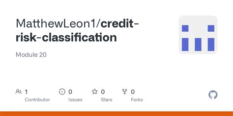 Github Matthewleon1credit Risk Classification Module 20