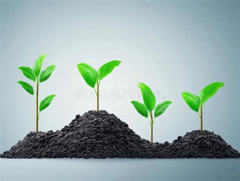Growth Stages From Seedling To Sapling A Visual Representation Of