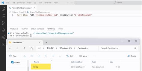 How To Move A File To A Folder In Powershell Using Move Item Cmdlet