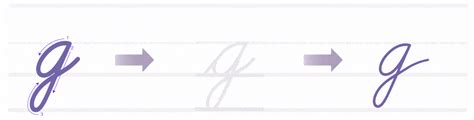 Cursive Alphabet Letter G Worksheet And Practice Methods