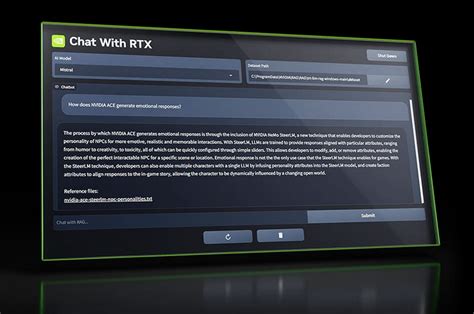 뭐라고요 Rtx와의 채팅으로 엔비디아 Rtx Ai Pc에 맞춤형 챗봇 제공