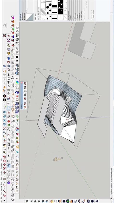 How To Create Opening In Curve Wall With One Click In Sketchup