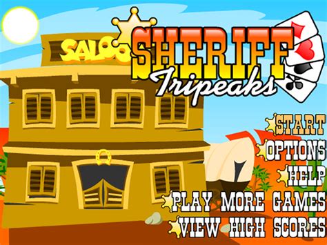 Игра Пасьянс Шериф (Sheriff Tripeaks) — играть онлайн бесплатно