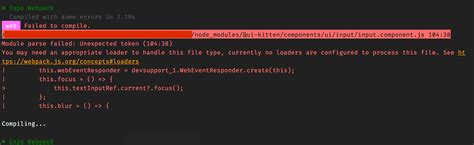Module Parse Failed Unexpected Token You May Need An Appropriate
