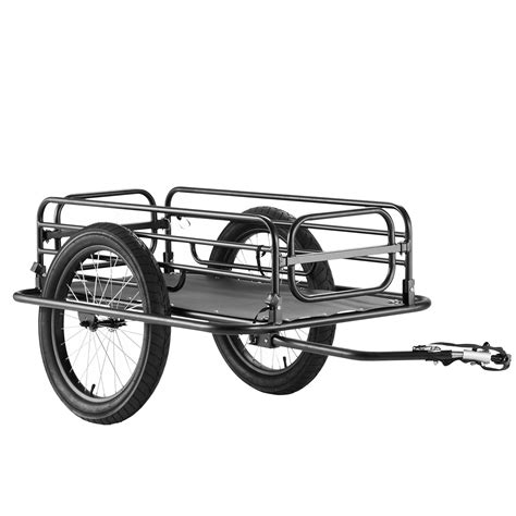 Heavy Duty Bike Cargo Trailer 275lbs Capacity Foldable Bicycle Wagon