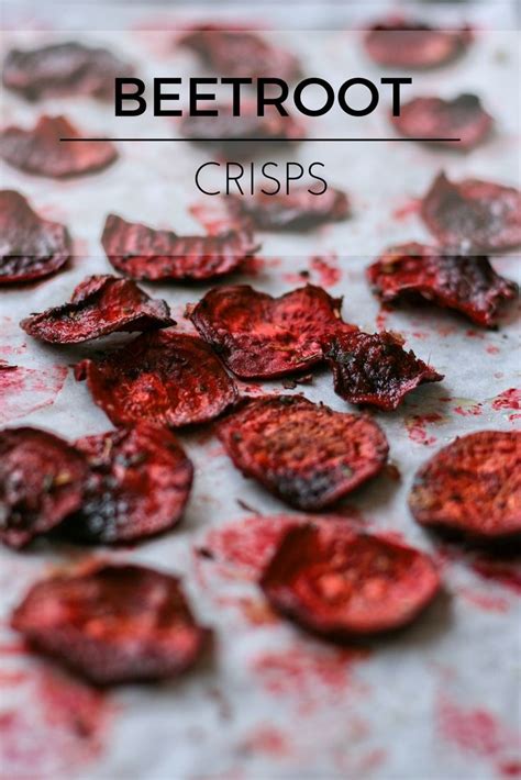 Easy Beetroot Crisps Beet Chips Beetroot Crisps Appetizer Snacks