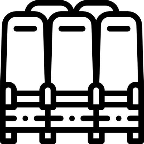 Seats Detailed Rounded Lineal Icon Seats Detailed Rounded Lineal Icon