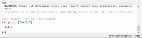Print Hello Output