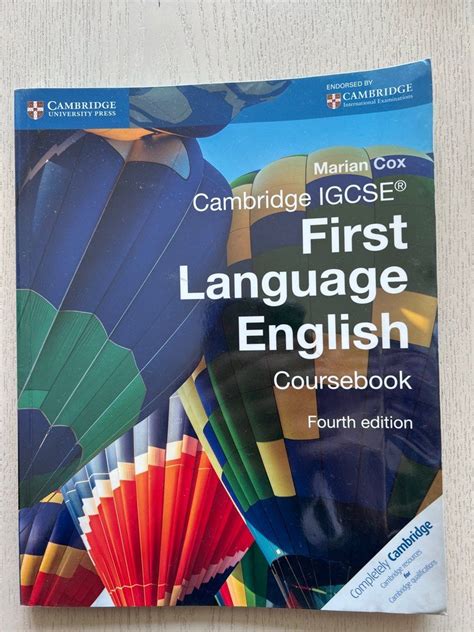 [igcse] Cambridge First Language English Coursebook 興趣及遊戲 書本 And 文具 教科書 Carousell