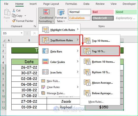 How To Apply Different Types Of Conditional Formatting In Excel 5 Examples