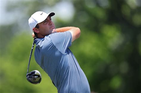 Scottie Scheffler Tied With Michael Block Blades Brown At Colonial