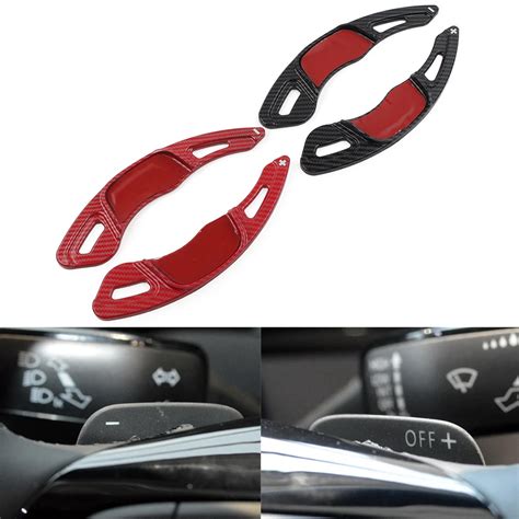 카본 파이버룩 자동차 스티어링 휠 패들 시프터 익스텐션 폭스바겐 골프 7 Gti R Gtd Gte 폴로 라만도 제타 시로코 Aliexpress