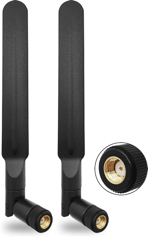 Amazon Com External WiFi 6 6E Tri Band Antenna 6GHz 5 8GHz 2 4GHz Magnetic Base Replacement