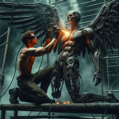 Download Fallen Angel Angel Sculpture Royalty Free Stock