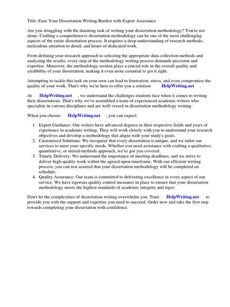 Dissertation Methodology Sample Pdf Methodology Scientific Method