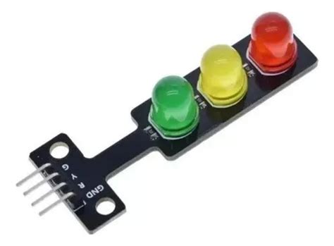 50 X Módulo Semáforo Led 8mm Para Arduino Esp8266 Pic Parcelamento Sem Juros