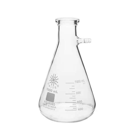 United Scientific Supplies Borosilicate Glass Filtering Flask Medex Supply United Scientific Supplies Borosilicate Glass Filtering Flask Medex Supply