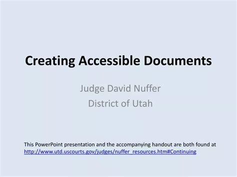 Ppt Creating Accessible Documents Powerpoint Presentation Free Download Id 2625930