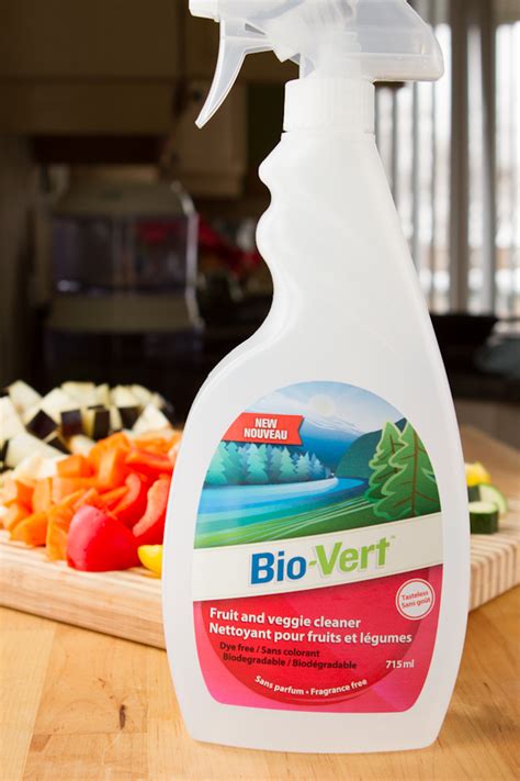 Wash Your Fruits And Veggies Bio Vert Giveaway Healthful Pursuit