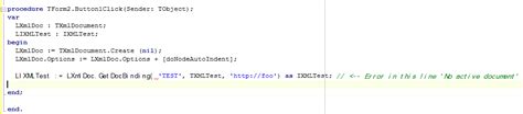 Problem With Xml Docbindung With 1041 Rtl And Delphi Object Pascal