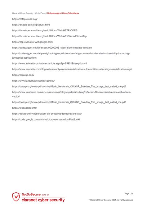 defense against client side attacks notsosecure