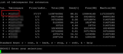 tablespace erweiterung einer oracle sap datenbank mit brtools