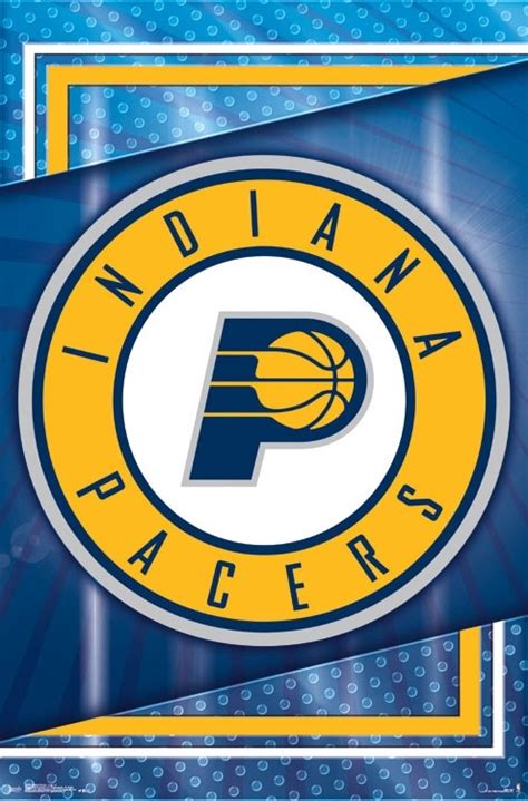 Indiana Pacers Nba Basketball Official Team Logo Poster Costacos 2014