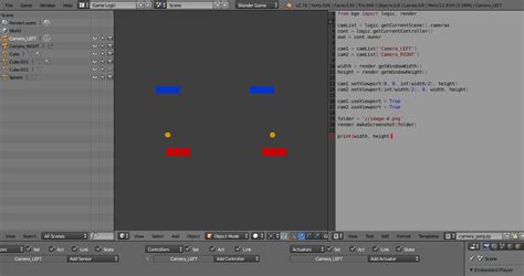 Python Capture Video From Cameras In Blender Game Engine For Artificial Intelligence Blender