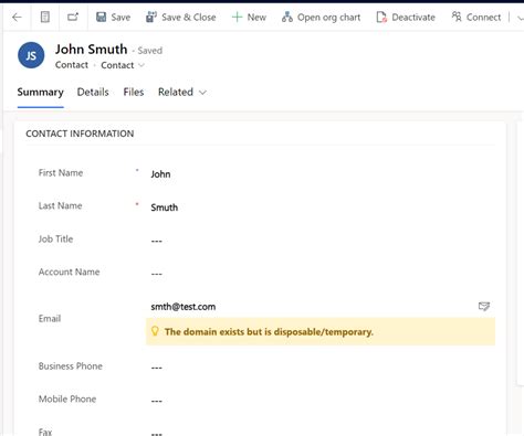 Validate Email Address On Email Field In Model Driven Apps Preview D365 Demystified