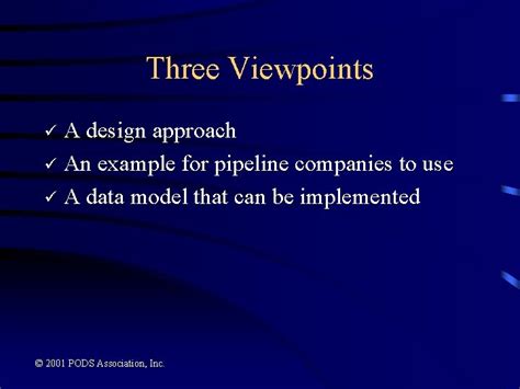Pipeline SIG PODS Pipeline Open Data Standard Ron