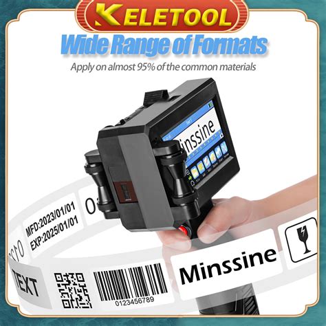 Barcode Scanner Inkjet Printer Printer Label 手持喷码机 Barcode Code Printer