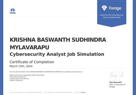 I Just Completed Tata Groups Cybersecurity Analyst On Forage