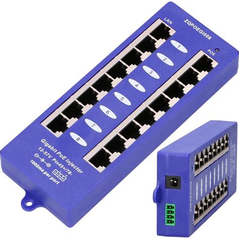 Extralink Poe Injector 8 Port Gigabit Mode B 8 Port Fast Ethernet Gigabit Ethernet Digitec