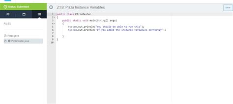 Solved Public Class Pizzatester Public Static Void