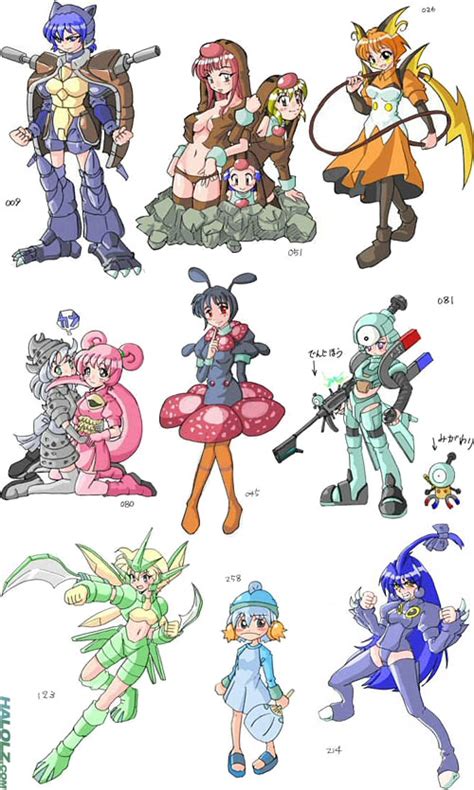 493 Pokémon Drawn As Anime Girls Halolz