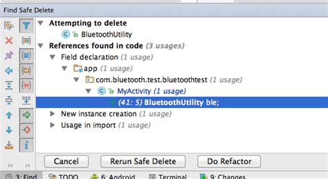 What Is A Safe Delete In Android Studio Stack Overflow