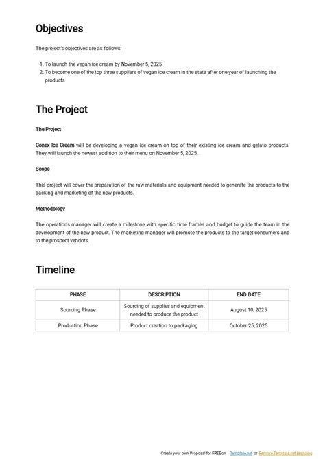 Product Development Plan Template