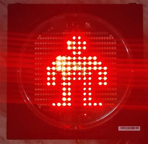 Redgreen Polycarbonatemild Steel Pedestrian Discrete Led Traffic