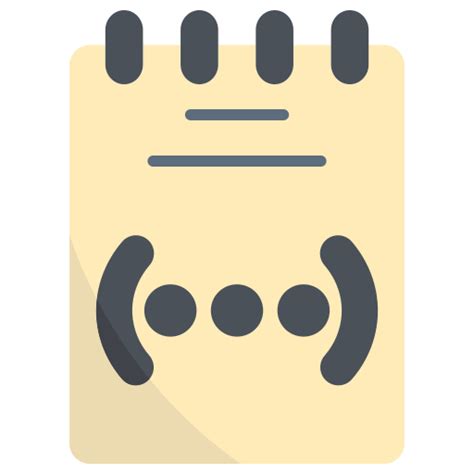 Notepad Generic Color Fill Icon Notepad Generic Color Fill Icon